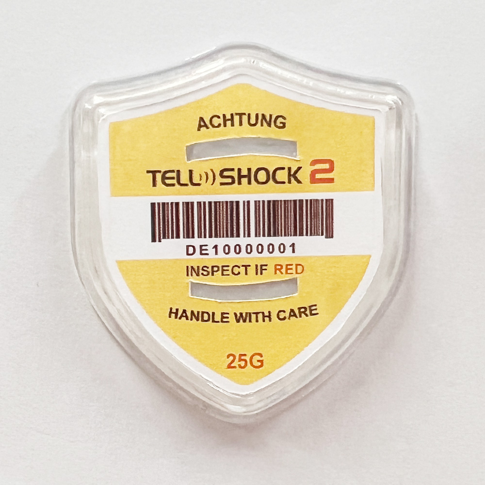 25g mechanischer Stoßindikator Tell-Shock 2 » Selbstklebend