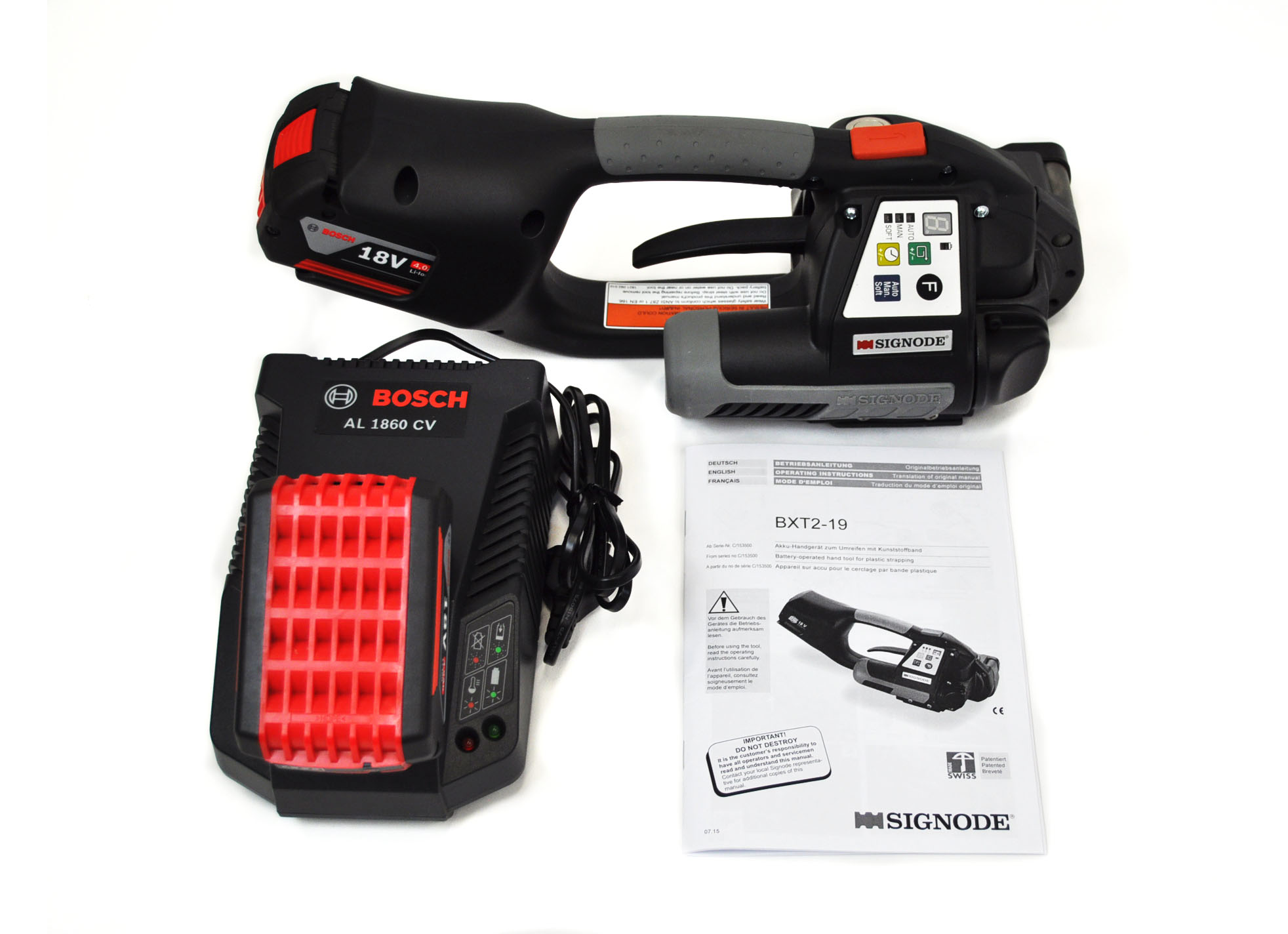 Signode Akku Umreifungsgerät BXT3-19 für 16-19mm Bänder