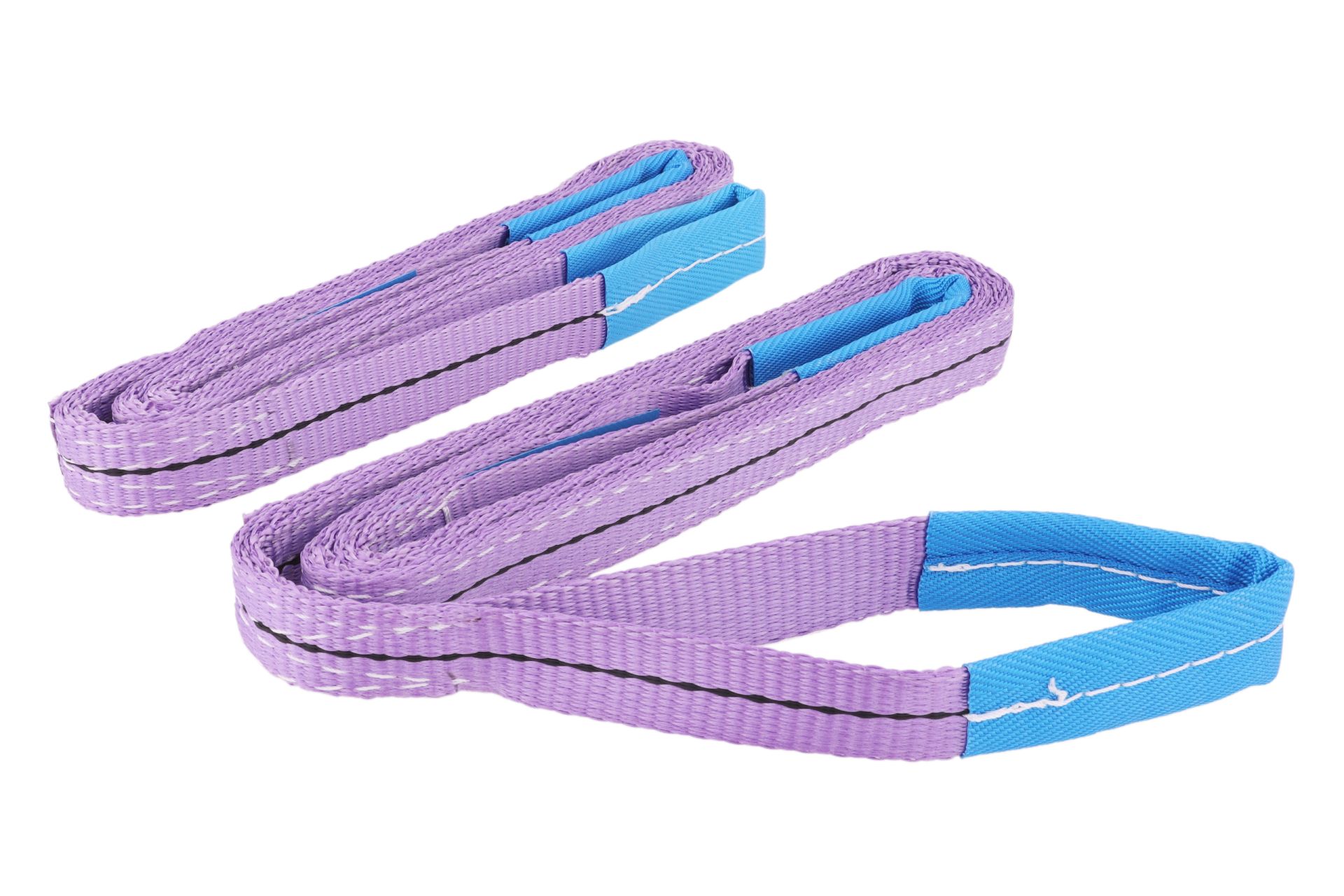 Hebeband 2m, 1to violett, mit verstärkten Schlaufen