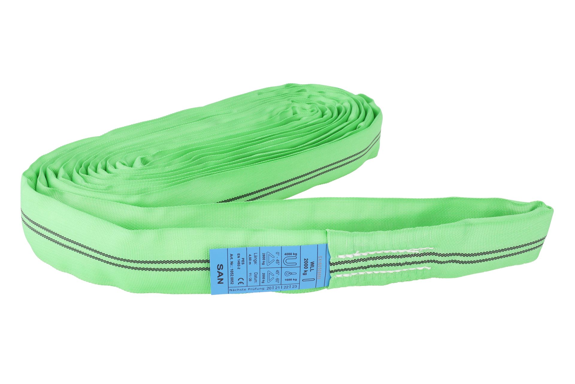 Polyester-Rundschlinge 4m/8m, WLL 2to kaufen » Einlagig